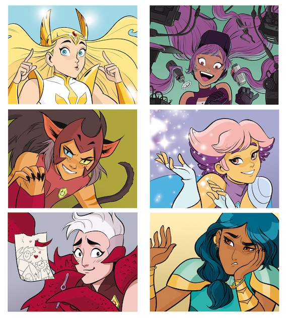 She-ra Postcard Pack 13 Characters Including: She-ra | Etsy