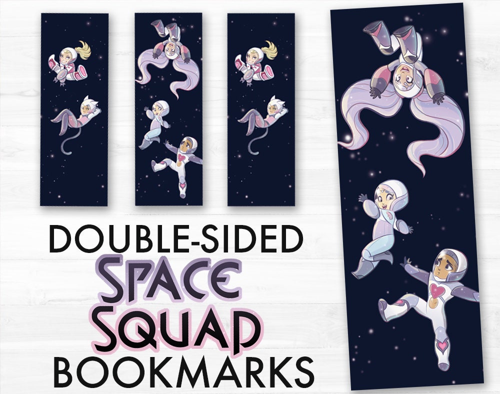 She-ra Space Squad Chibi Reversible Bookmarks Adora Catra - Etsy Canada