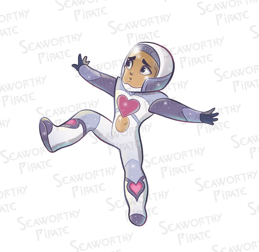 She-ra Space Squad Chibi 3 Sticker Set | Etsy