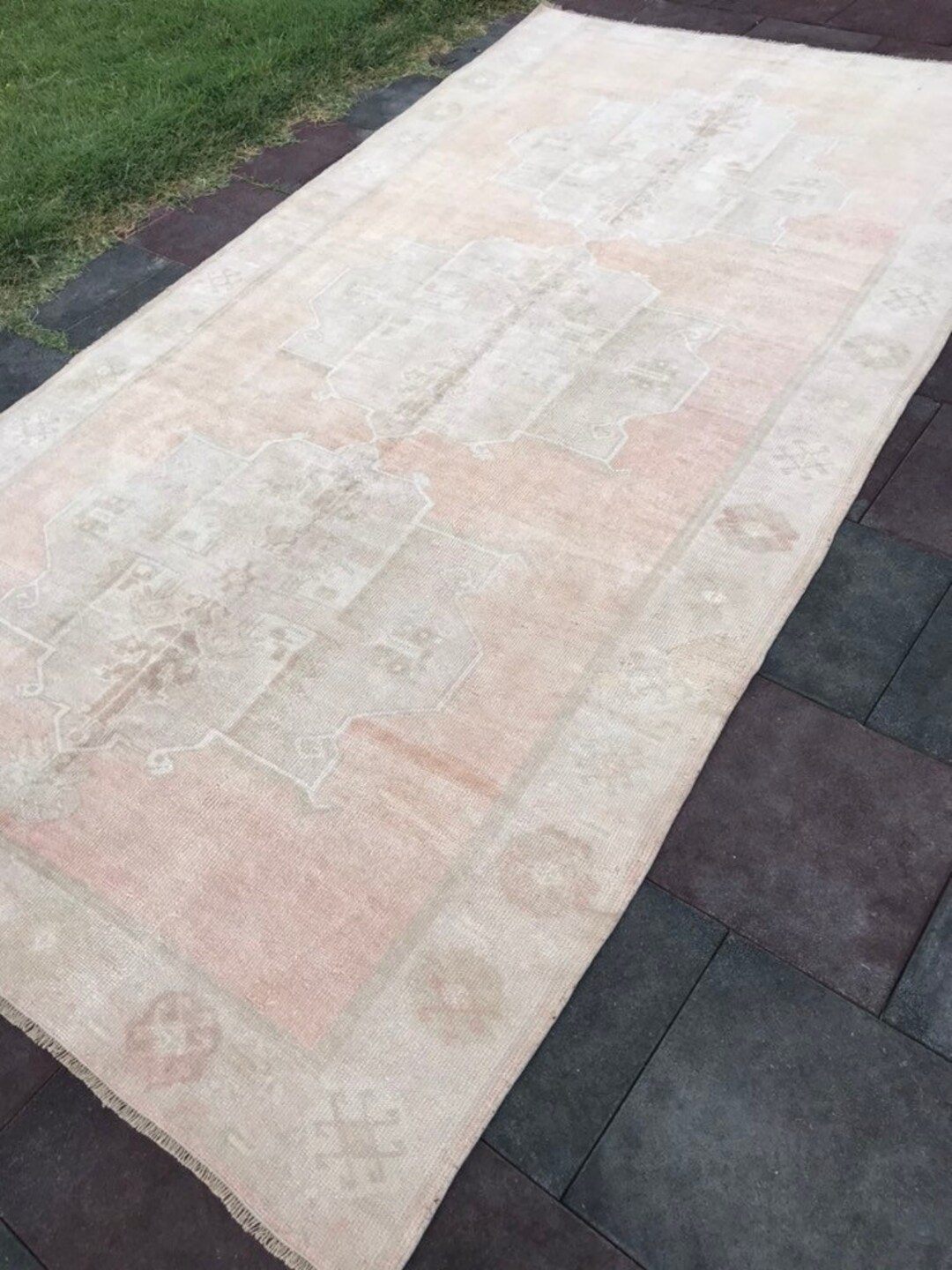 10 Ft 7 in X 5 Ft 5 in 327 X 170 Cm Vintage Rug Pastel Rug - Etsy