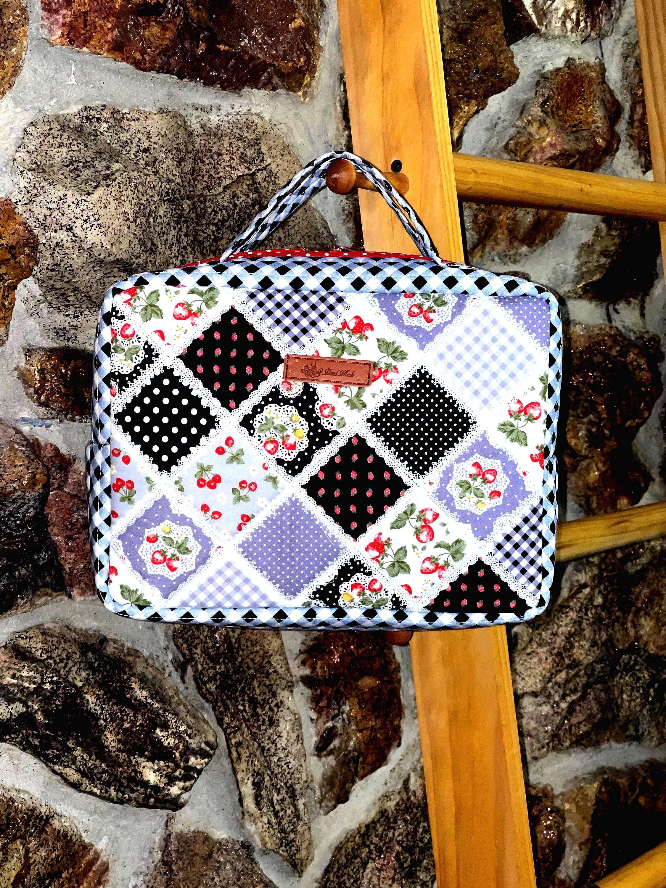 Suitcase Style Storage Bag - Etsy