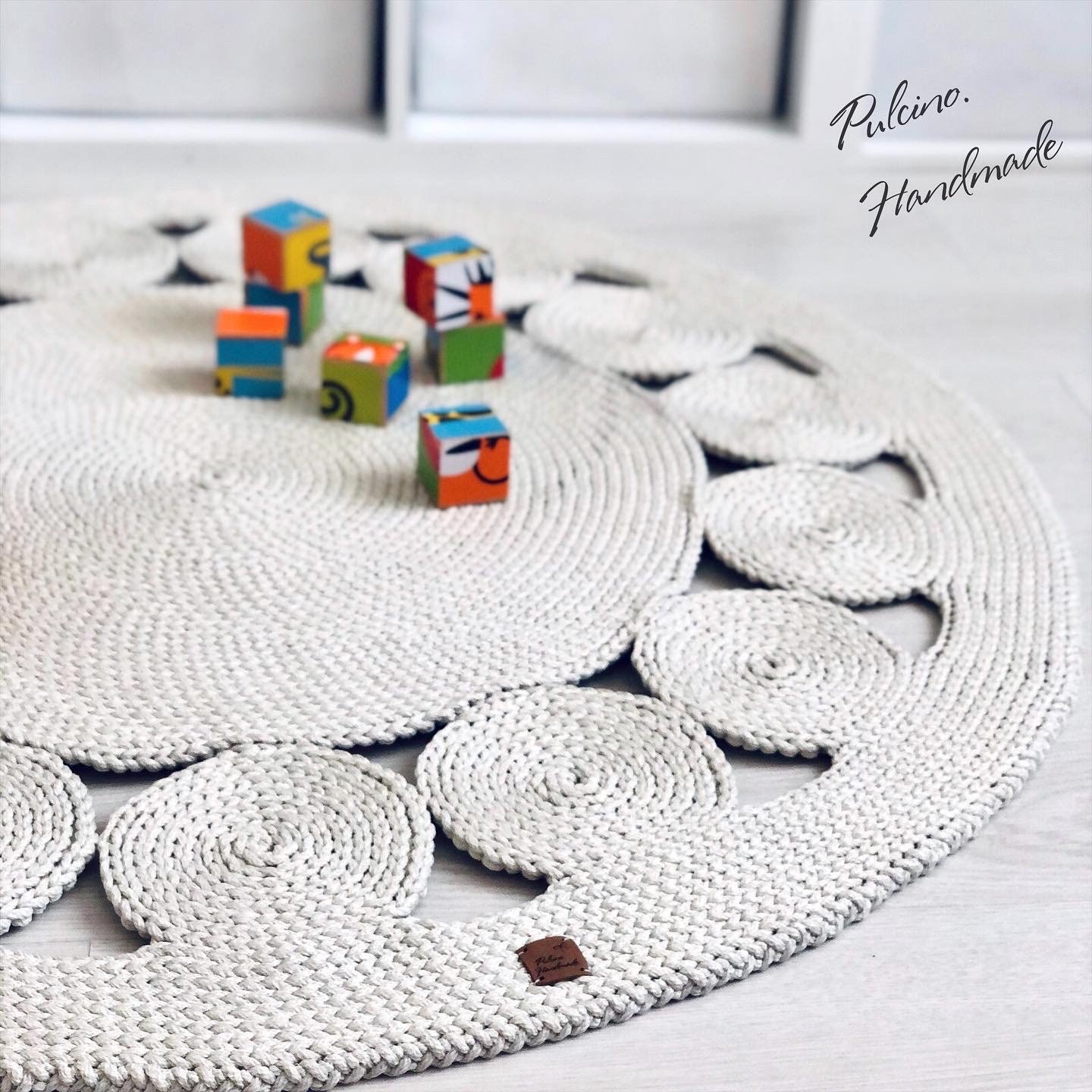 Crochet Rug Pattern, Round Rug Tutorial, How to Crochet Rug, Carpet ...