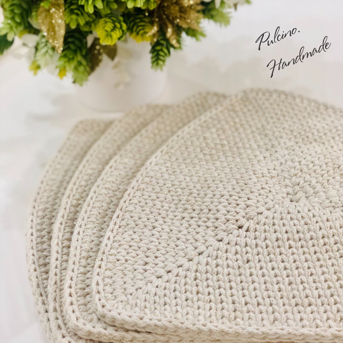 Crochet napkin pattern Crochet doily pattern Crochet | Etsy