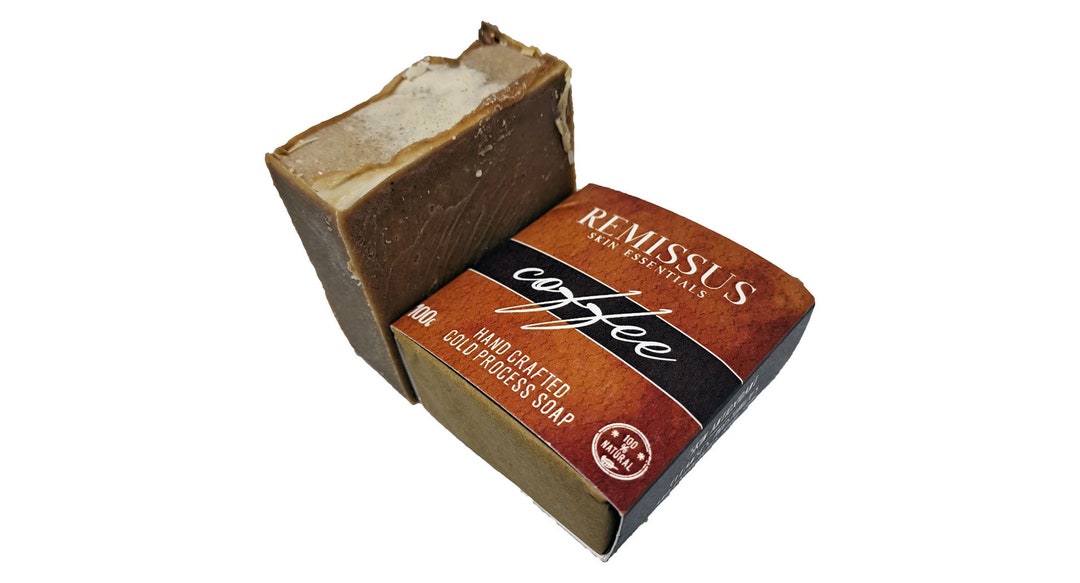 Coffee Soap All Natural Cold Process Cleansing Unscented Cruelty-free ...