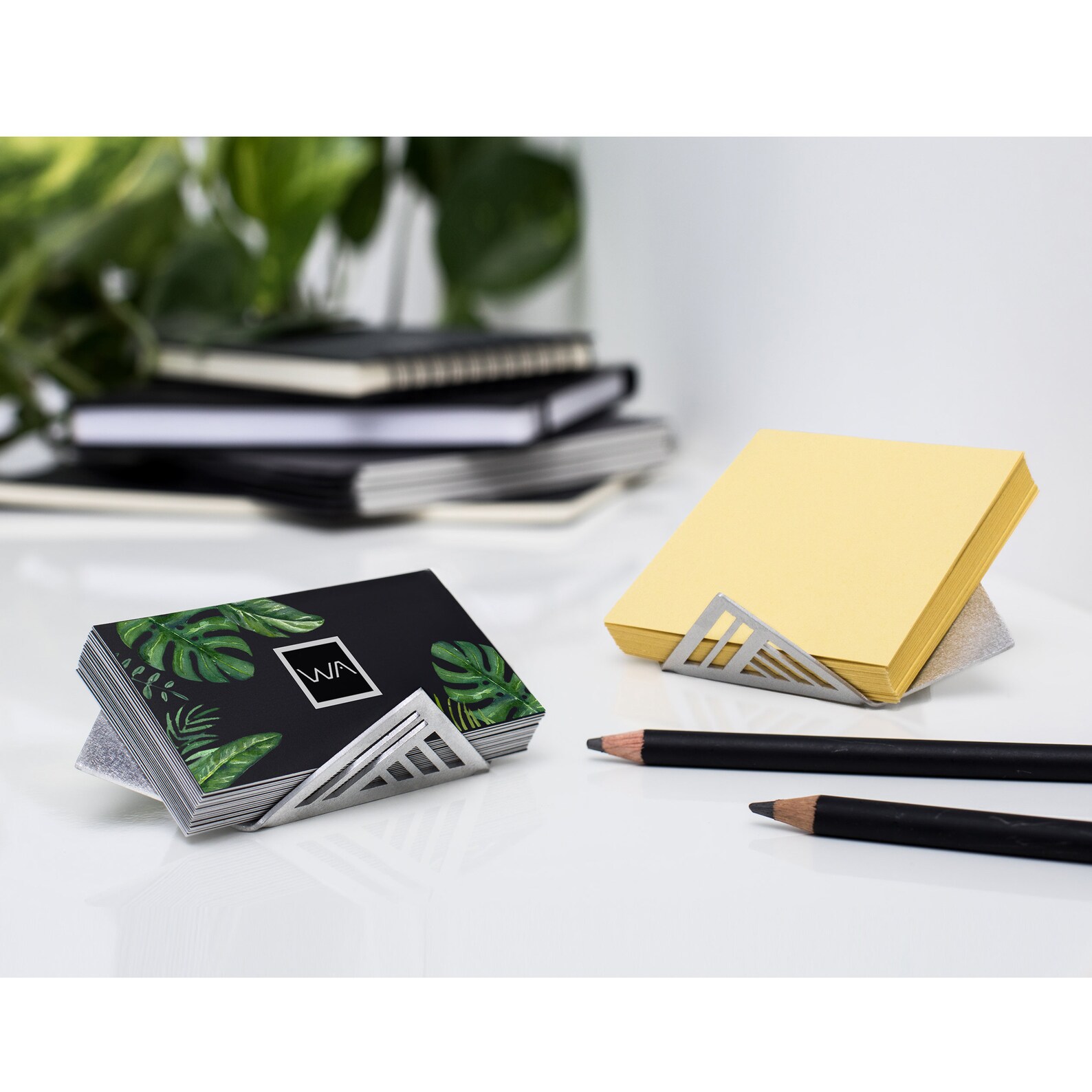 Desk Card Holder Business Card Holder Desk Decor Business - Etsy