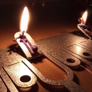 Hamsa Menorah, Modern Hanukiah, Hamsa Hand Menorah, Chanukah Menorah ...