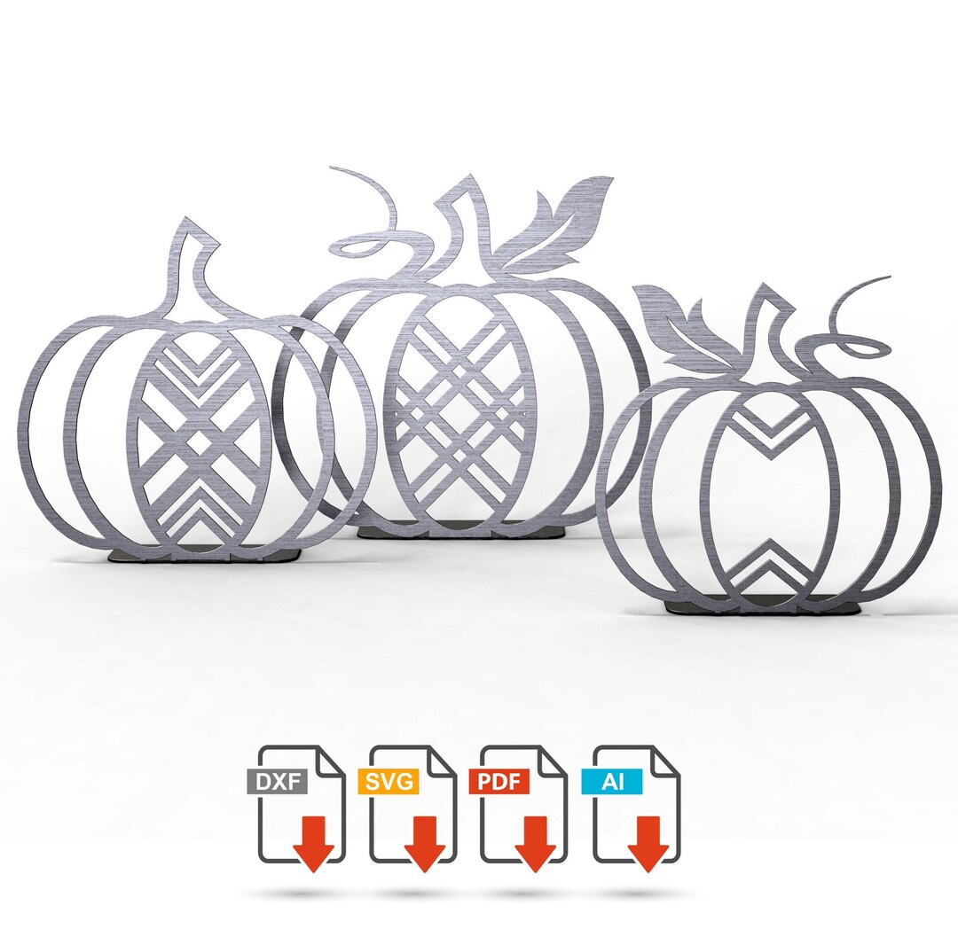 Standing Pumpkin Cutouts - Fall Décor - Autumn - Pumpkin Season | DXF ...