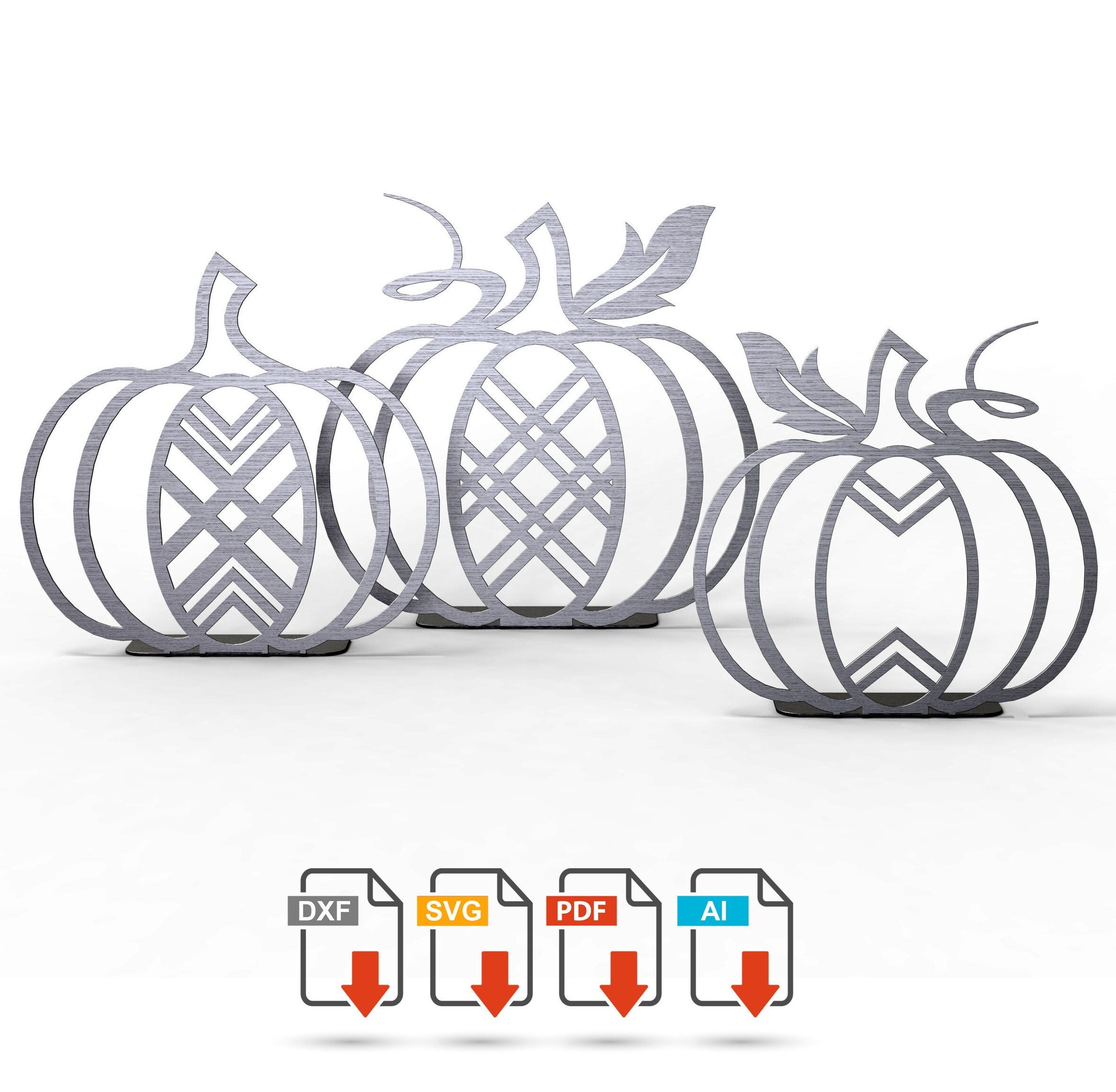 Standing Pumpkin Cutouts - Fall Décor - Autumn - Pumpkin Season | DXF ...