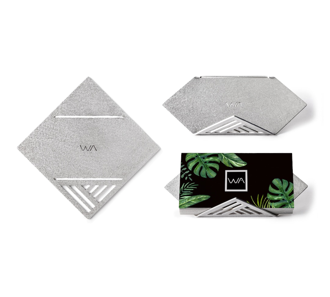 Desk Card Holder, Business Card Holder, Desk Decor, Business Card ...