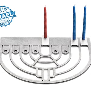 Hamsa Menorah, Modern Hanukiah, Hamsa Hand Menorah, Chanukah Menorah ...