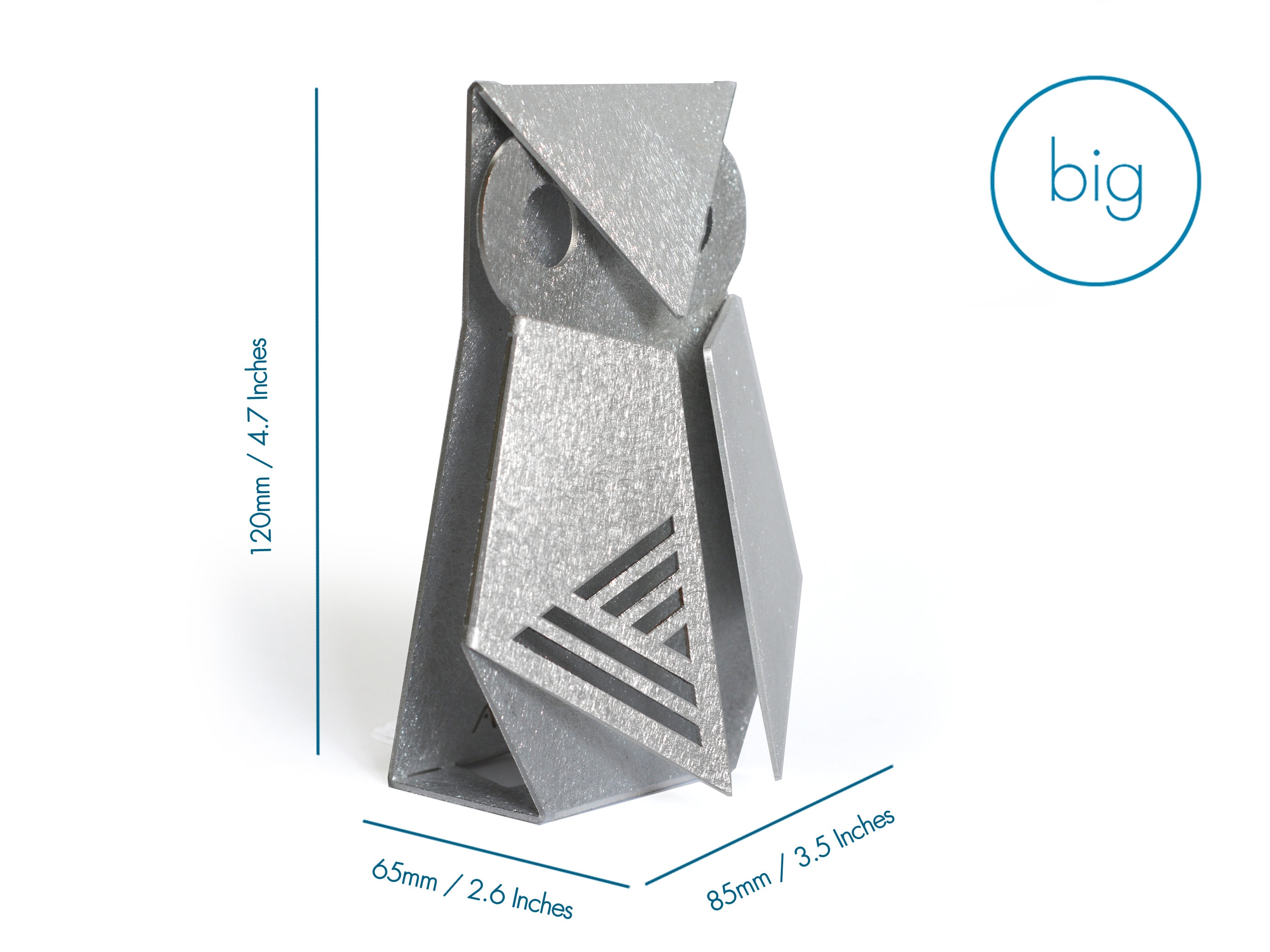 Owl Modern Geometric Figurine - Etsy