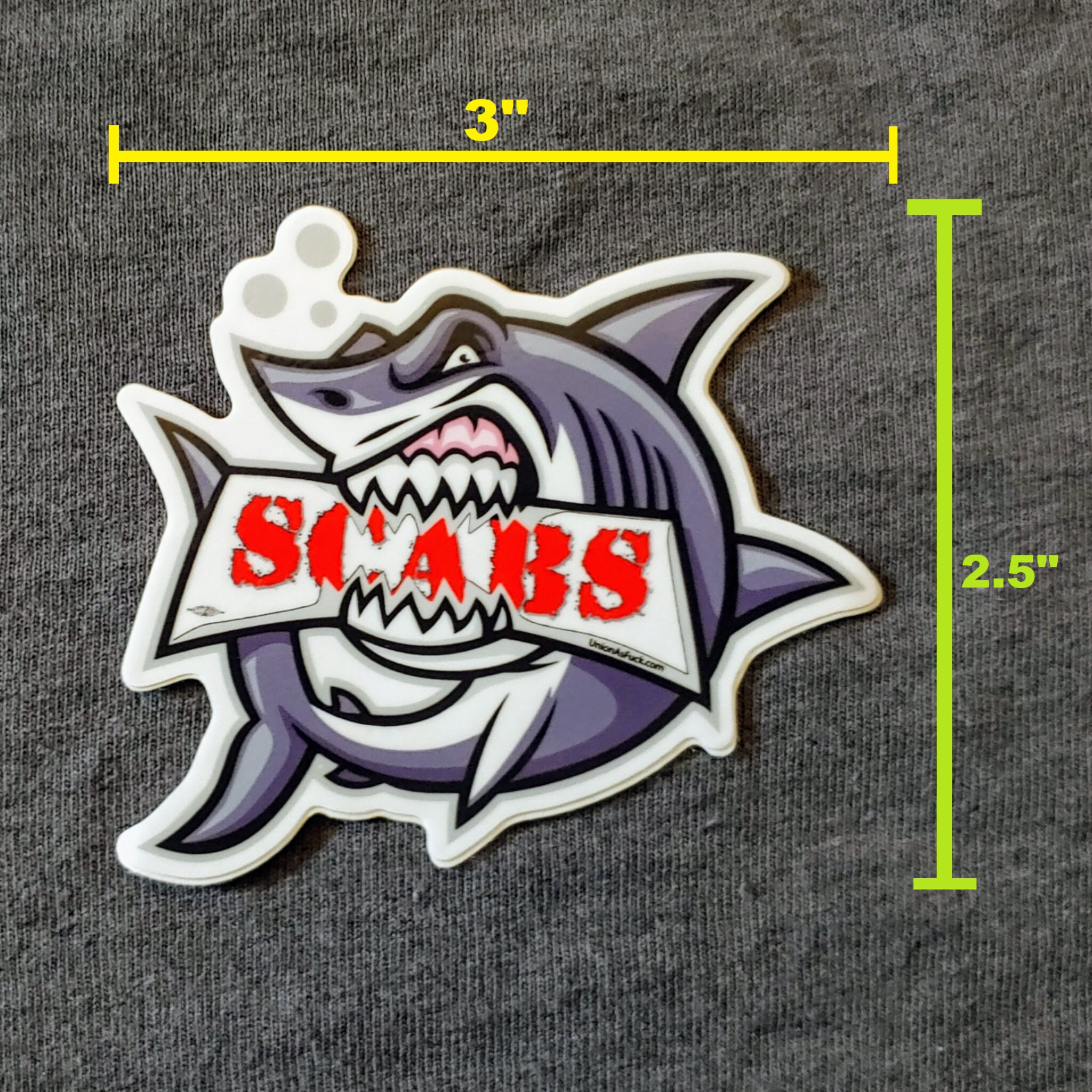 Union AF SHARK BITE Sticker - Etsy