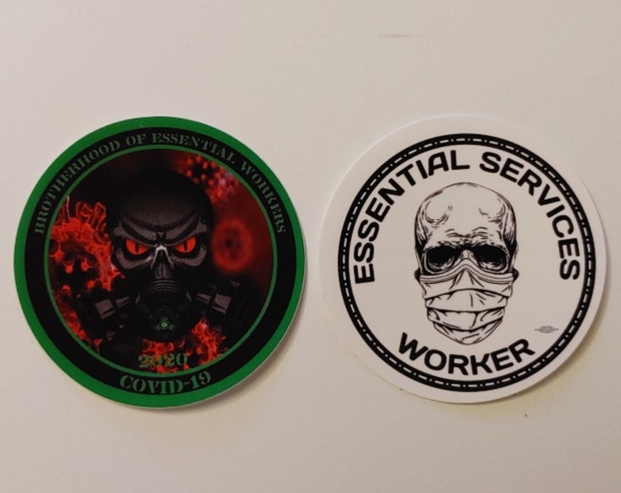 Essential Worker Sticker Pack - Etsy
