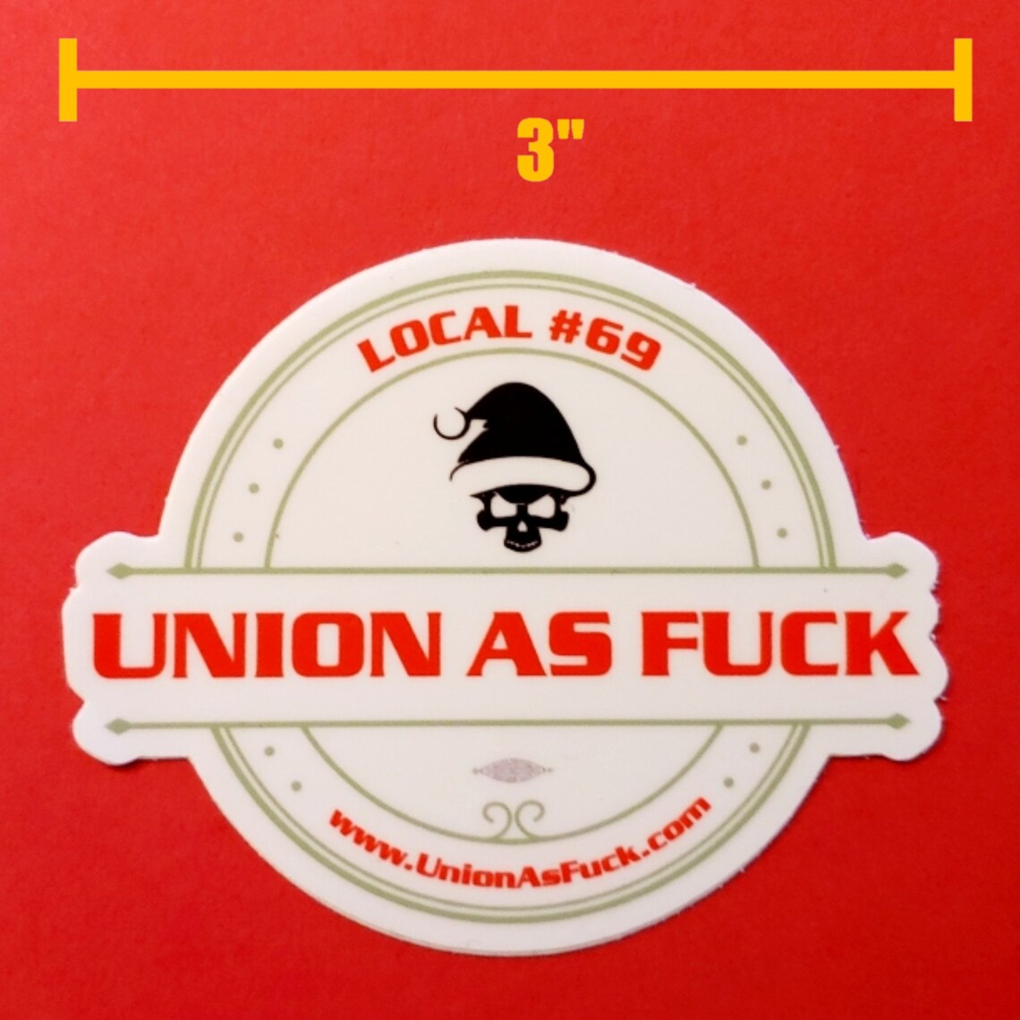 Union AF Logo Sticker Holiday Edition - Etsy