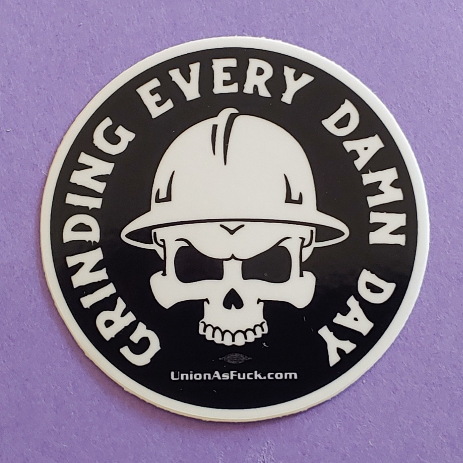 UAF Grinding Every Damn Day Sticker - Etsy