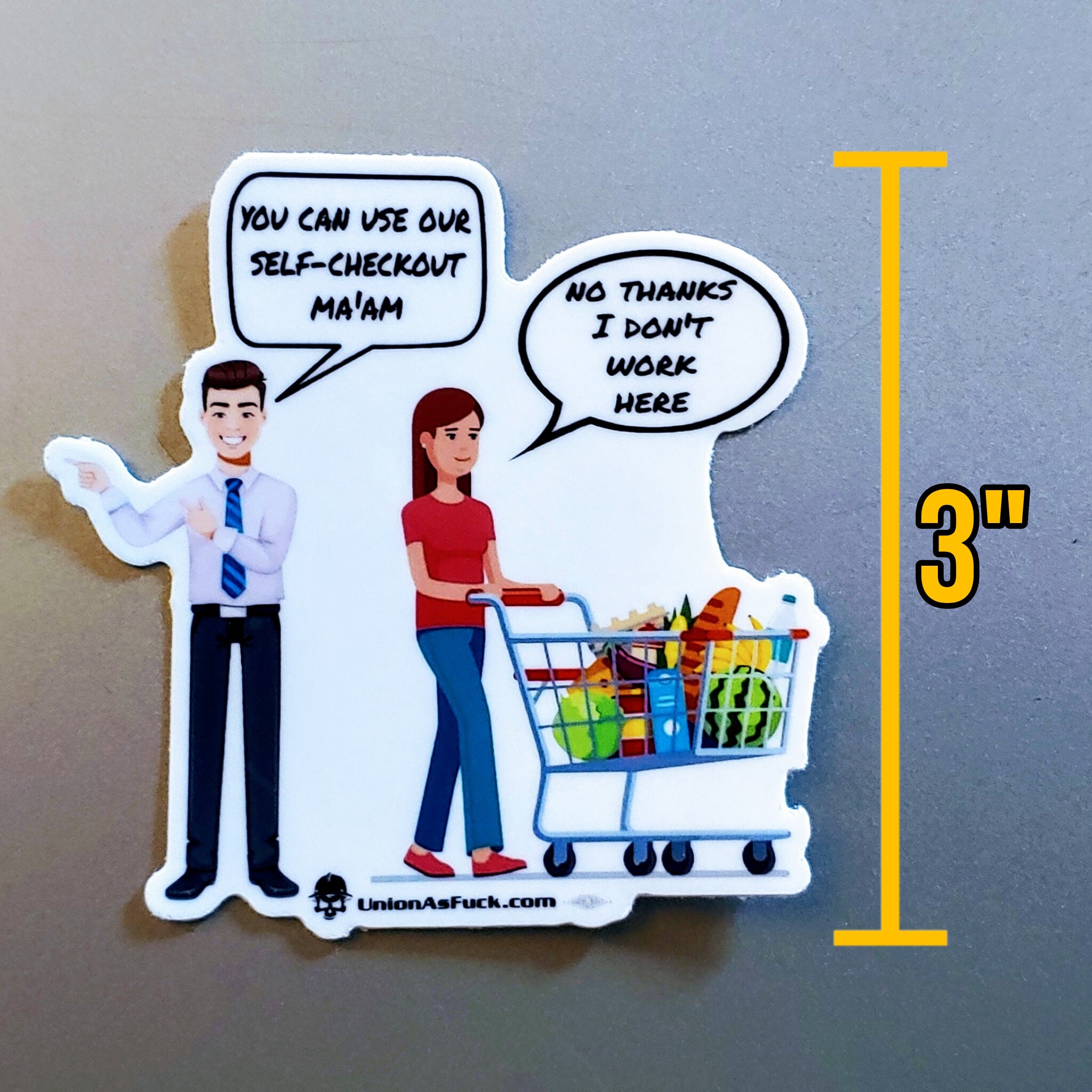 UAF Self Checkout Sticker - Etsy