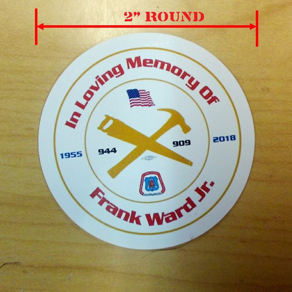 Frank Ward Jr. Tribute Sticker - Etsy