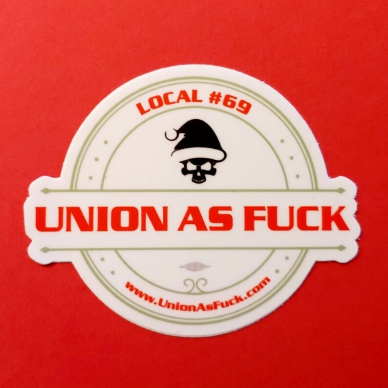 Union AF Logo Sticker Holiday Edition - Etsy