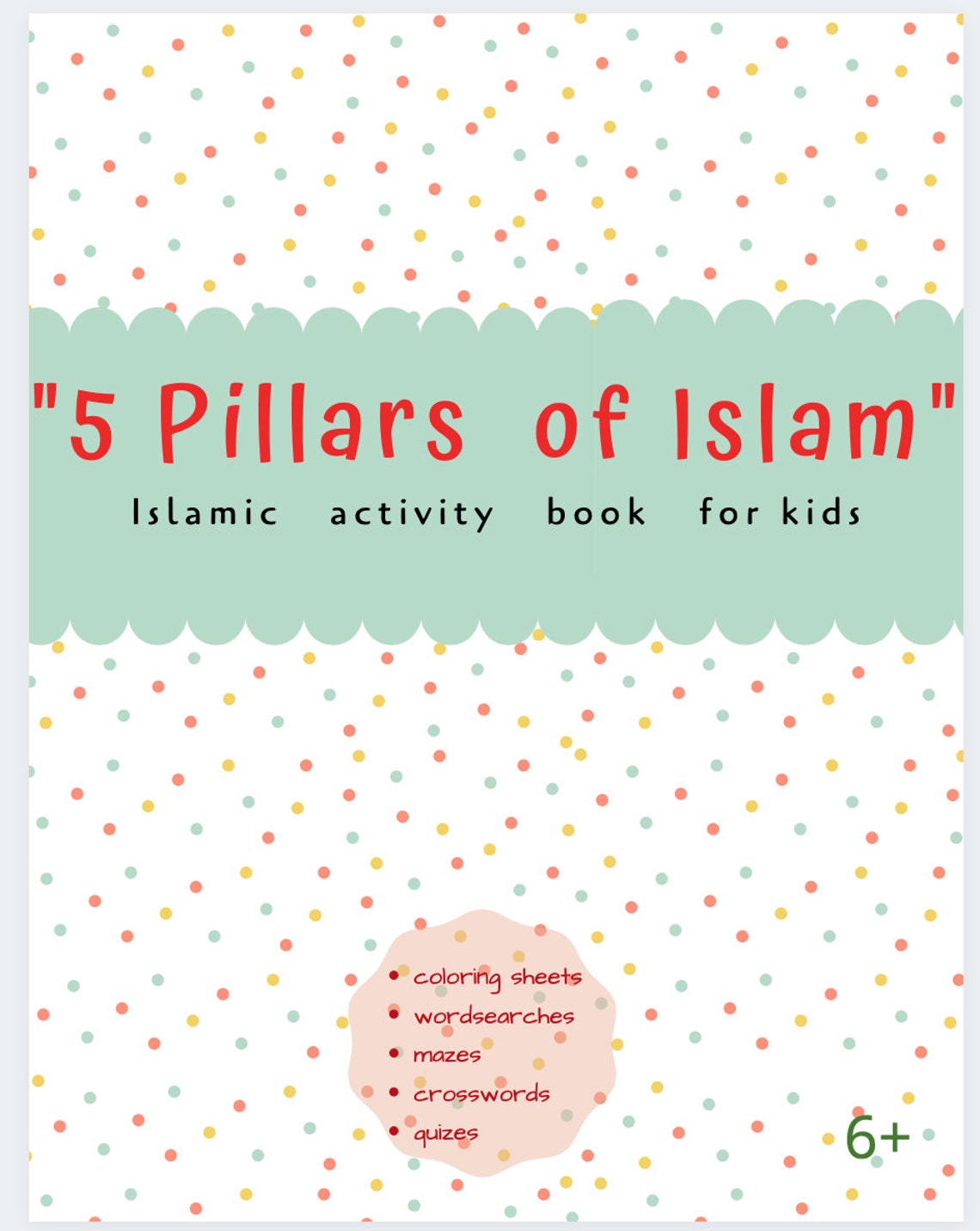 5 Pillars of Islam Activity Book | Etsy