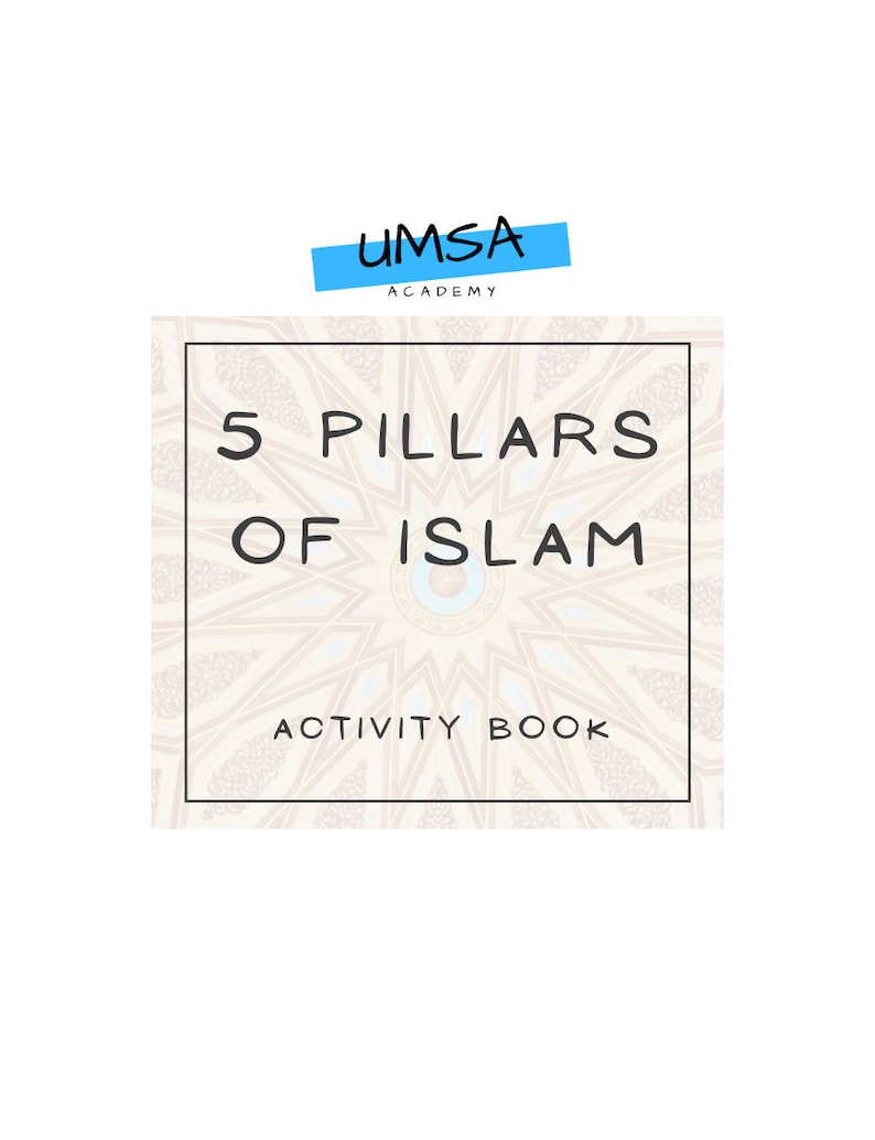 5 Pillars of Islam Activity Book - Etsy