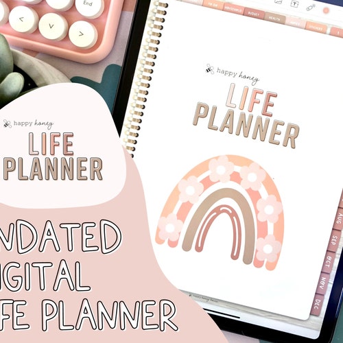 Undated Digital Boho Life Planner Goodnotes Planner - Etsy