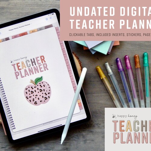 Digital Teacher Planner Goodnotes - Etsy