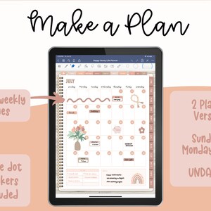 Undated Digital Boho Life Planner Goodnotes Planner Digital Planner ...