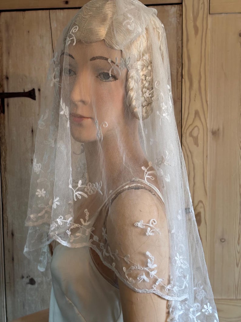Antique Lace Wedding Veil - Etsy