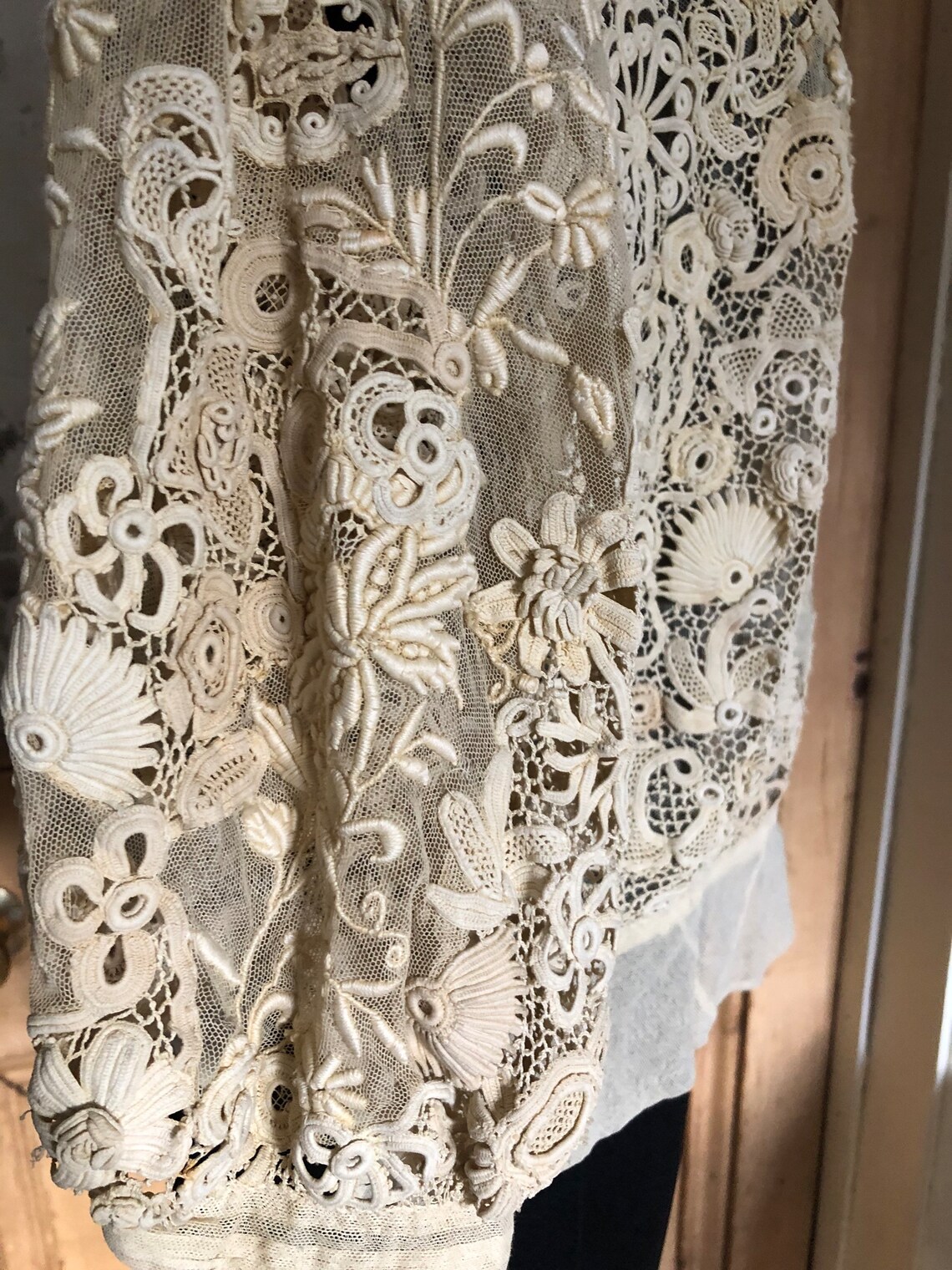 Antique Clones Irish Crochet Lace Bodice Top - Etsy