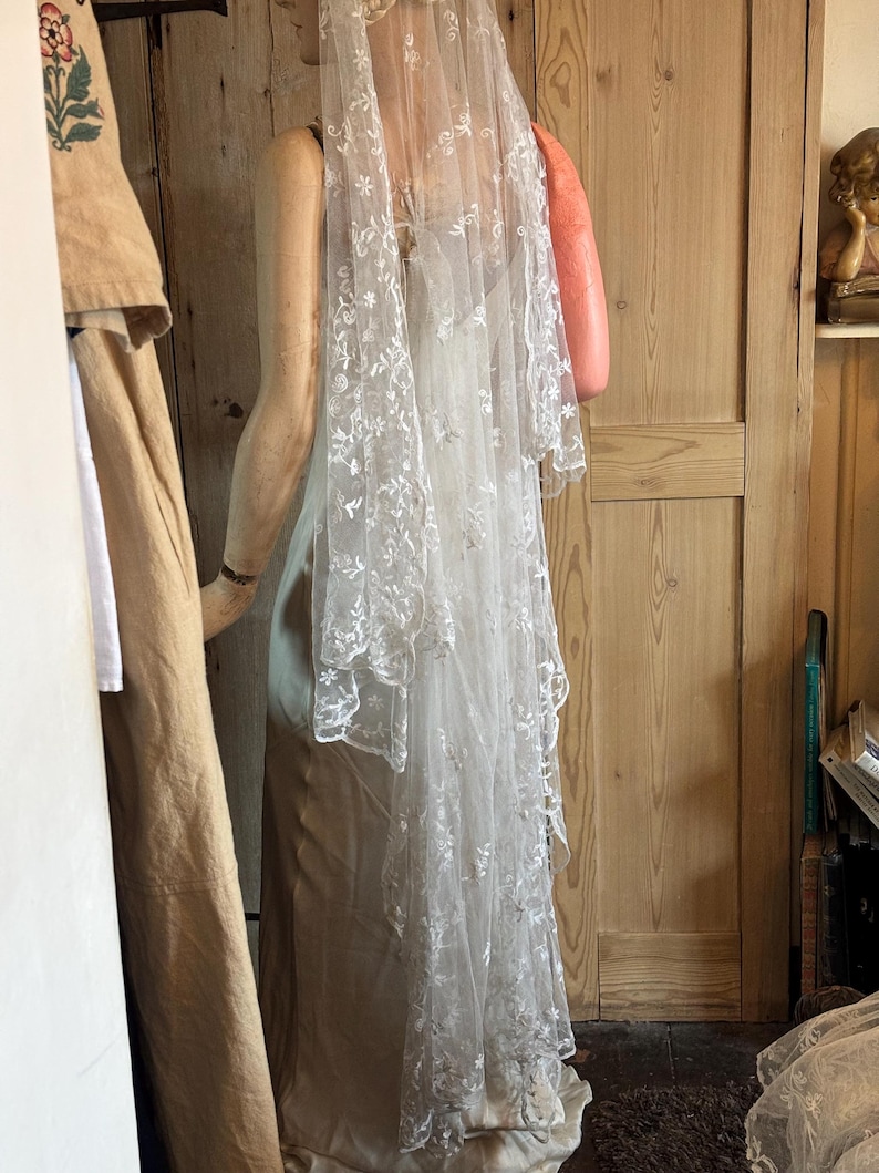 Antique Lace Wedding Veil - Etsy
