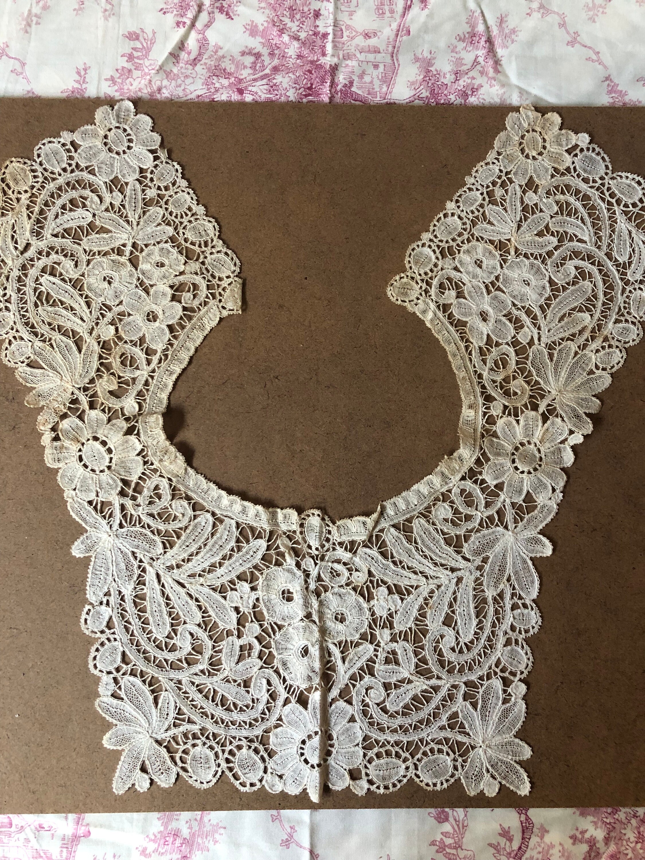 Antique Lace Brûges Lace Collar - Etsy