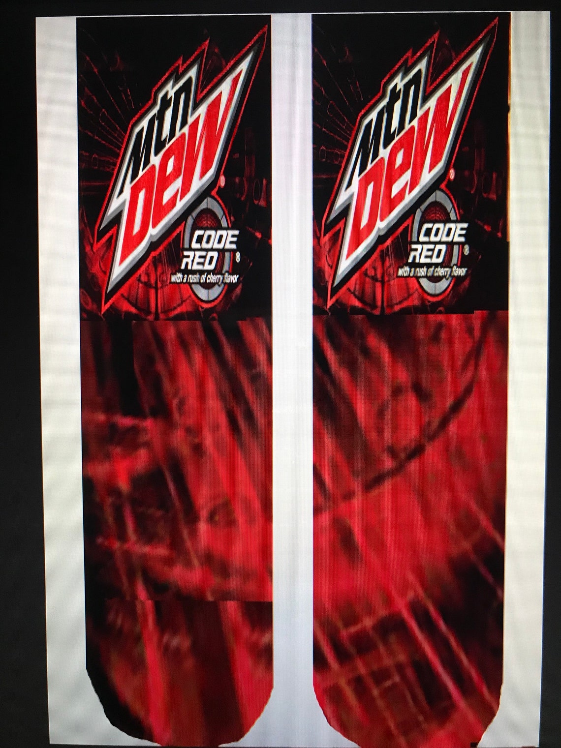Code Red Mtn Dew Socks | Etsy