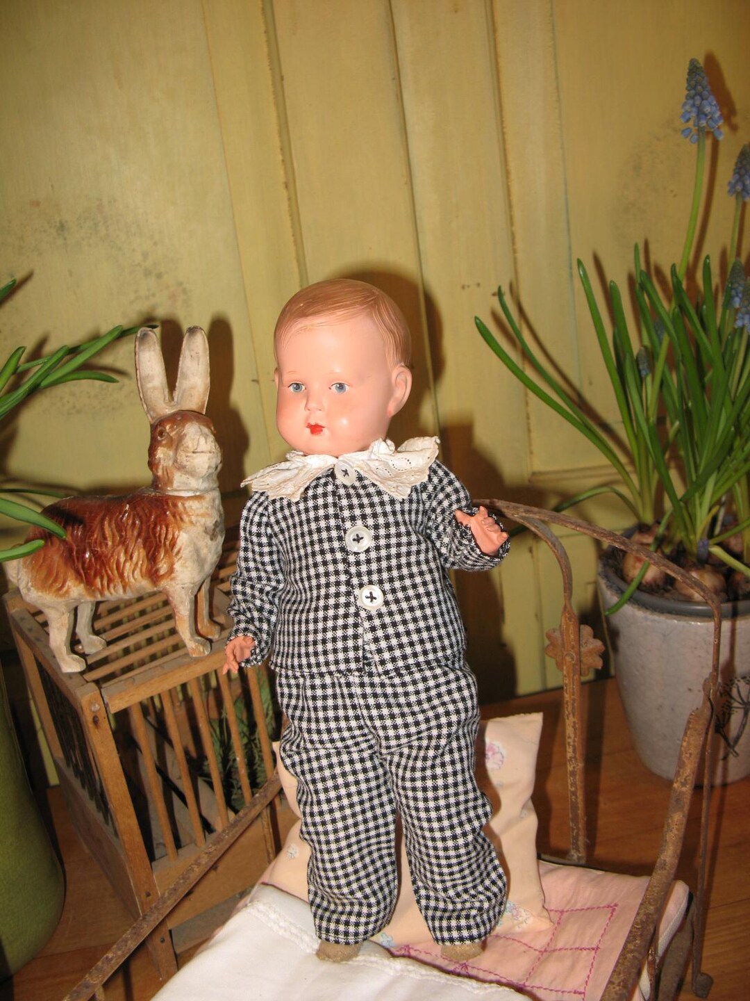 Antique Very Rare Minerva Doll Boy - Etsy