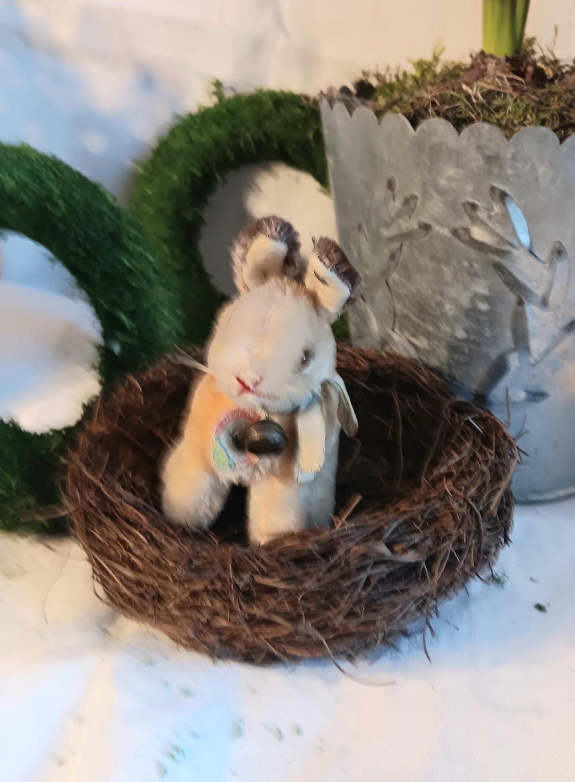 REDUCED!!!! Antique Steiff Easter Bunny, Antique Doll Decoration ...