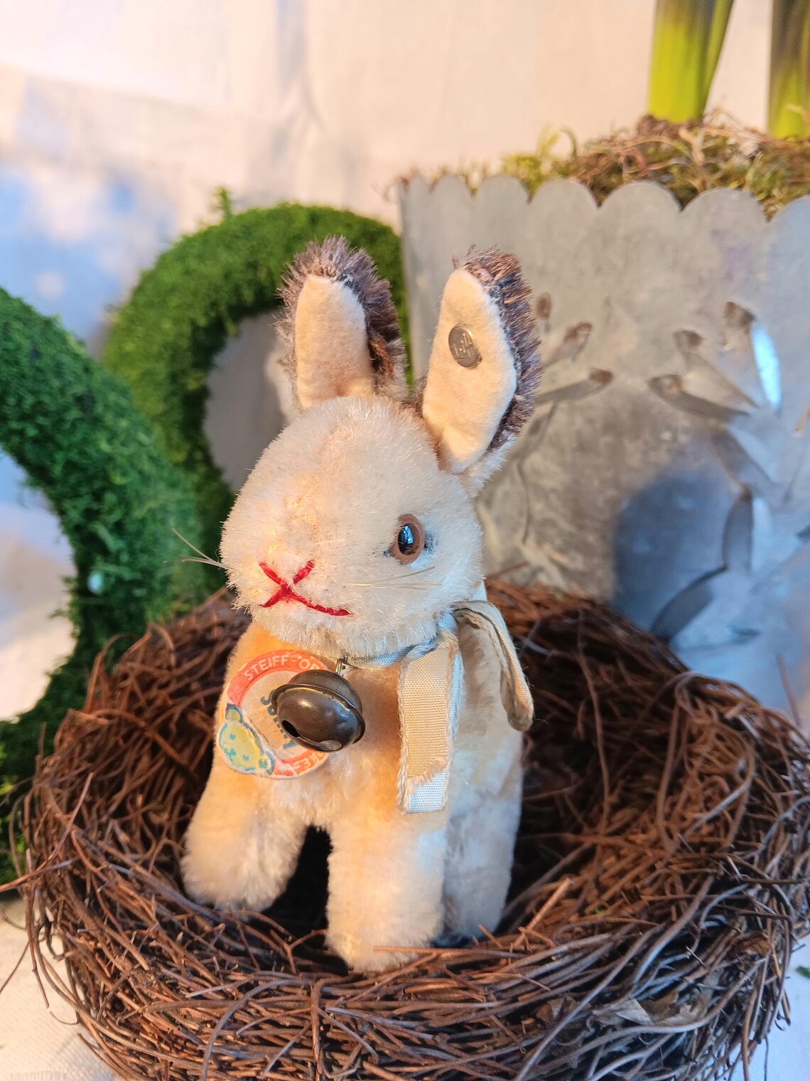 REDUCED!!!! Antique Steiff Easter Bunny, Antique Doll Decoration ...