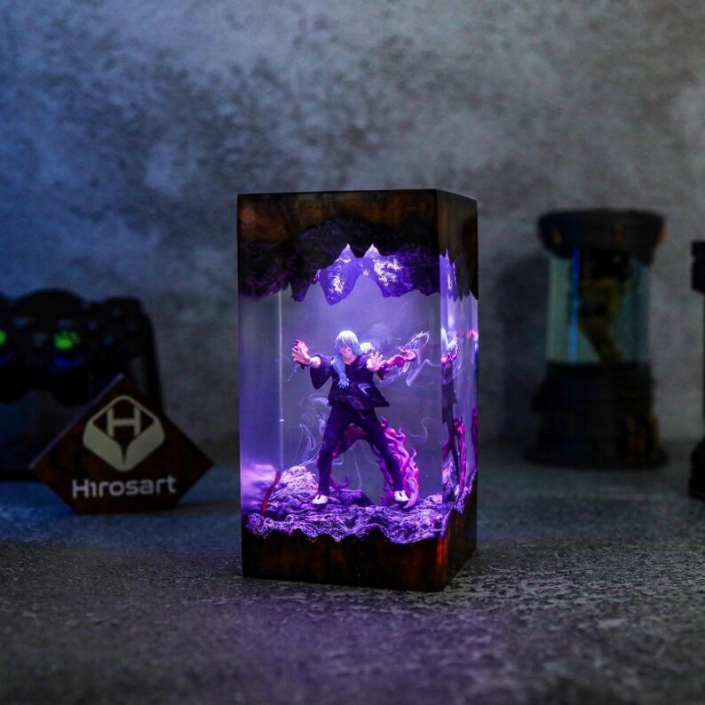 Jujutsu Kaisen Mahito Lamp, Anime Figure Resin Art Night Light, Unique ...