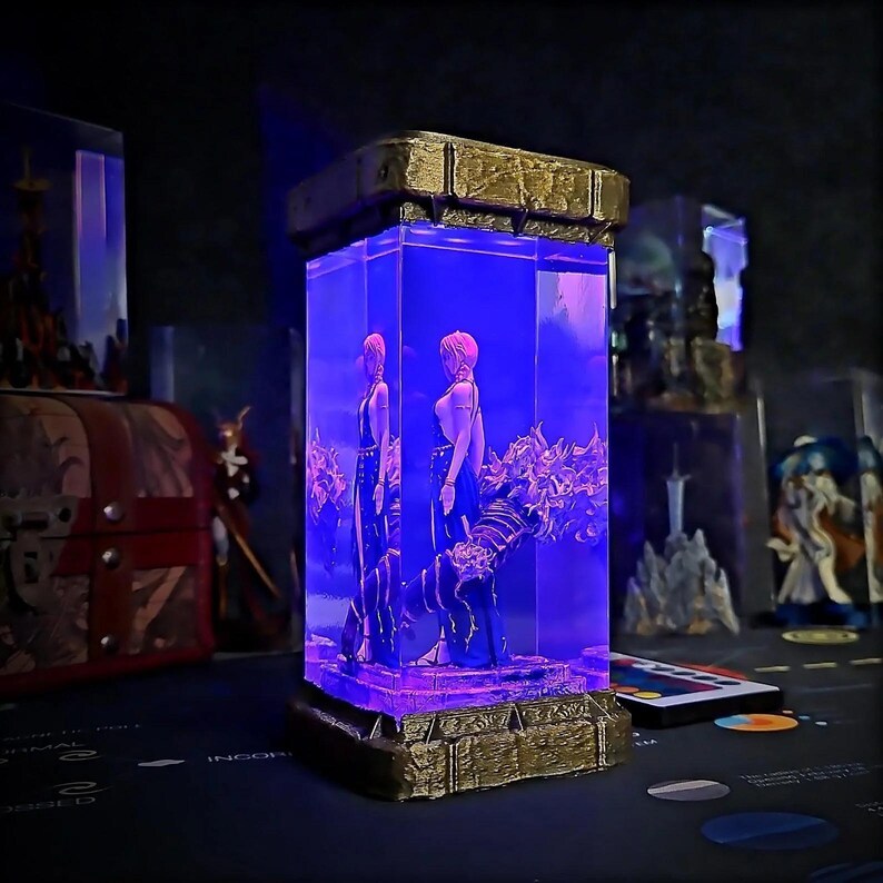 Queen Marika Elden Lamp – Anime Resin Night Light – Gift for Elden Fans ...