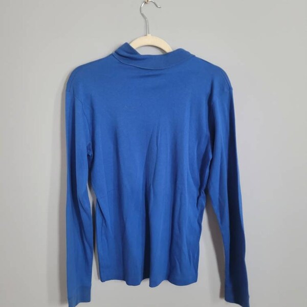 Blue Turtleneck - Etsy