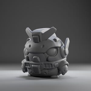 Robo - Robot Toy | Grumpii | Chonki Boi Mini | Art Toy | Chibi - Etsy