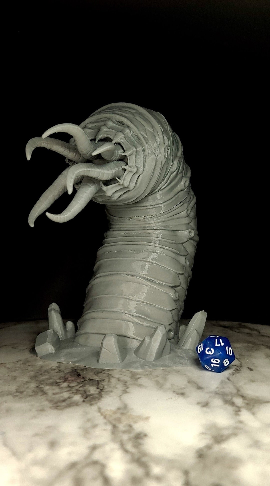Eldritch Wurm/purple Worm-gargan(, 5E, Dungeons & Dragons, Pathfinder ...