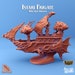 Delver Dreadnought Mini Verison Arcane Minis Skies of Sordane Airship ...