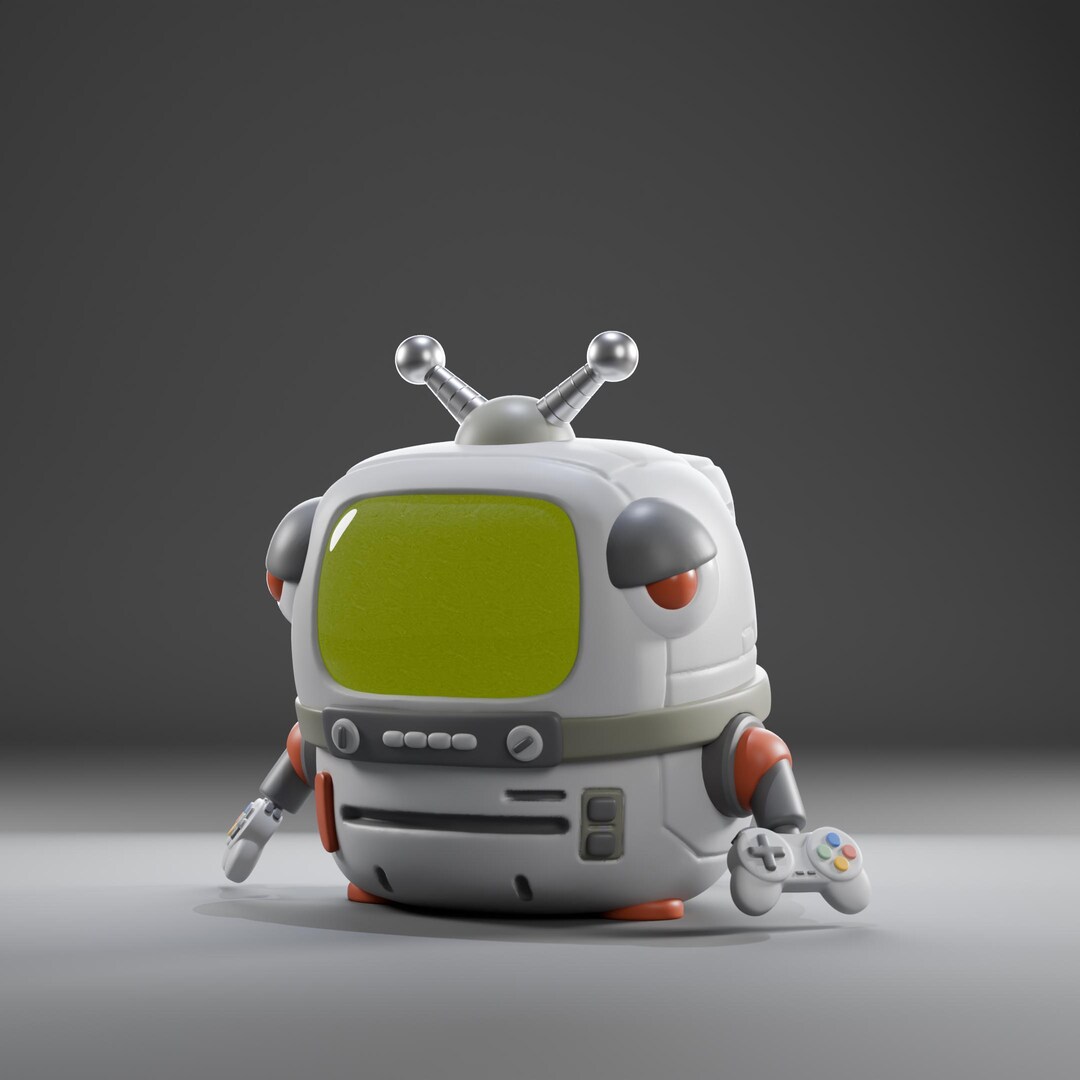 Electrii - Console/tv Inspired | Grumpii | Chonki Boi Mini | Art Toy ...