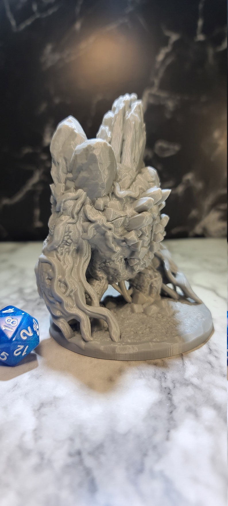 Earth Elemental DnD Dungeons and Dragons Pathfinder Dark | Etsy