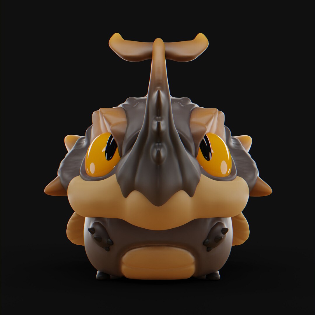 Kabuto the Beetle Kaiju | Grumpii | Chonki Boi Mini | Art Toy | Chibi ...