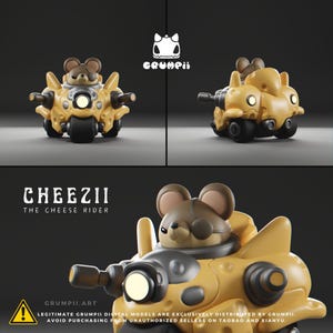 Cheezii – the Cheese Rider | Armored Beasts| Grumpii | Chonki Boi Mini ...