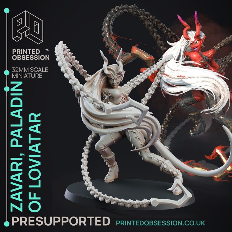 Zavari Paladin of Loviatar | Maiden of Pain - Etsy