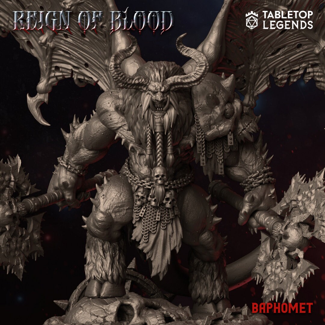 Baphomet Reign of Blood Dungeons and Dragons, Pathfinder - Etsy UK