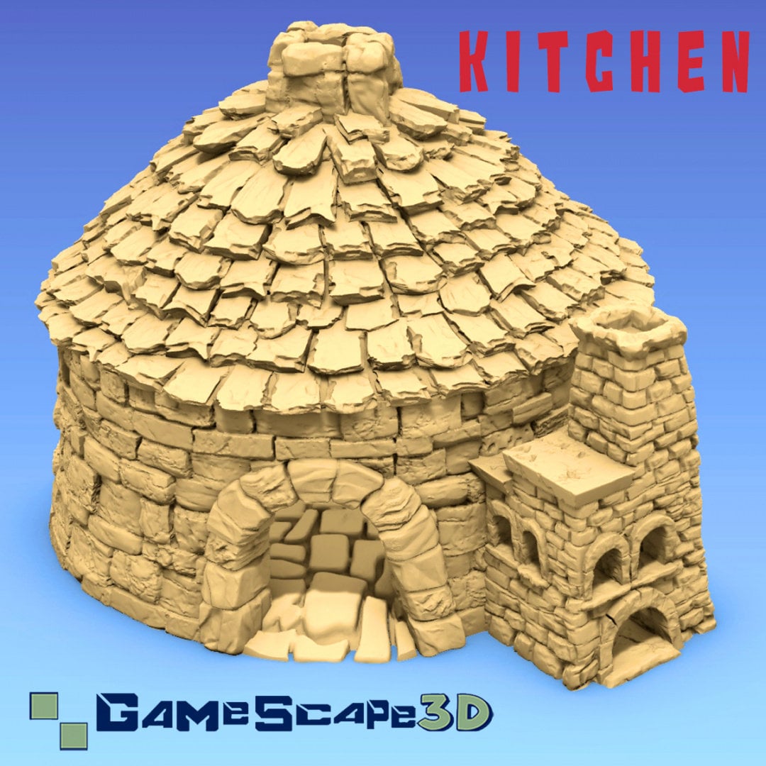 Kitchen | 28mm -15mm -10mm | 5E, Pathfinder, Frostgrave, Mordheim ...