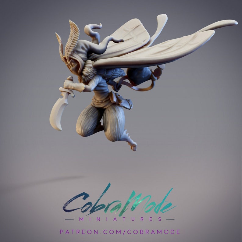 Noctuoidea owlet Moth Rogue Priestess Mage - Etsy