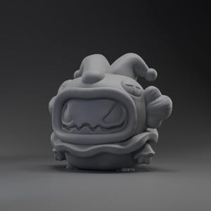 Jokii - Jester Spirit | Grumpii | Chonki Boi Mini | Art Toy | Chibi - Etsy